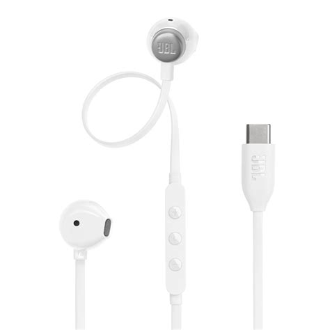 JBL Tune 305 Wired in-Ear Type C Headphones, Hi-Res Audio with Digital ...