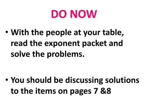 PPT MODULE 1 LESSON 1 EXPONENTIAL NOTATION PowerPoint Presentation Free Download ID 6330268