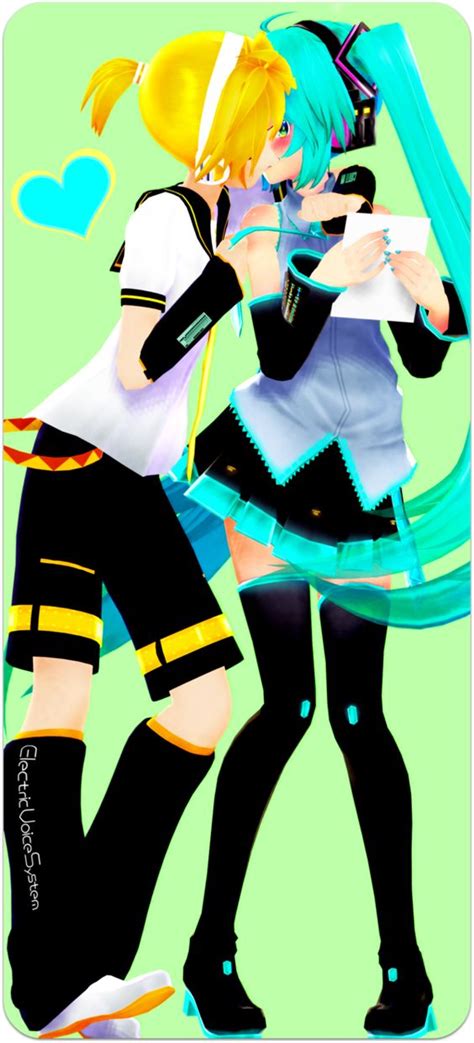 Vocaloid Miku X Len Miku X Len Pinterest Vocaloid