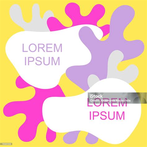 색이 교차 하는 반점과 선 텍스트에 대 한 복사 공간 추상 배경입니다 커버 디자인 템플릿 배경 화면 포스터 벡터 일러스트입니다 그림책에 대한 스톡 벡터 아트 및 기타 이미지