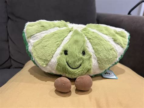 Jellycat I Am Amusable Slice Of Lime Brand New With Tags £59 99 Picclick Uk