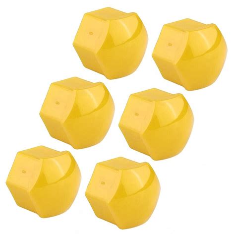Yellow20 Pcs Car Wheel Nut Caps 17mm Car Wheel Auto Hub Screw