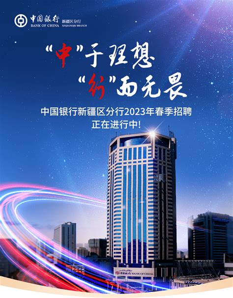 【招聘信息】中国银行新疆区分行2023年春季招聘正在进行中！租赁服务金融