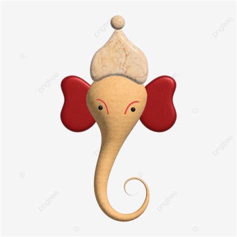 투명한 배경을 가진 3d 가네쉬 지 3d 가네시 지 간파티 Png 일러스트 및 Psd 이미지 무료 다운로드 Pngtree