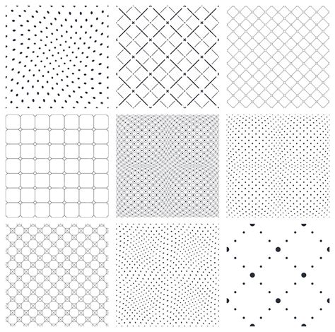 Premium Vector Geometric Seamless Patterns Set Abstract Minimalistic And Simple Lined And