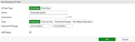 Technical Tip How To Configure Snat With Ip Pool Fortinet Community