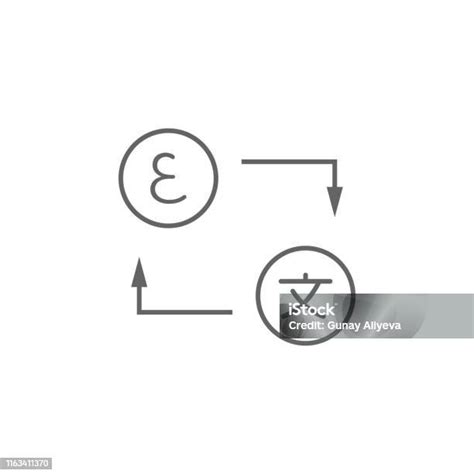 翻譯單詞圖示翻譯圖示的元素用於網站設計和開發應用開發的細線圖示向量圖形及更多商務圖片 商務 商標 單字詞 Istock