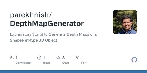 Github Parekhnish Depthmapgenerator Explanatory Script To Generate Depth Maps Of A Shapenet