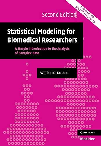 Statistical Modeling For Biomedical Researchers A Simple Introduction