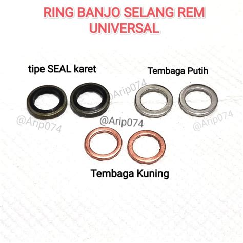 Jual PROMO RING SELANG REM O RING SELANG MASTER REM RING BAUT KALIPER
