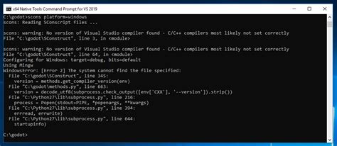 Can Someone Help Me Figure Out These Errors When Trying To Build Godot