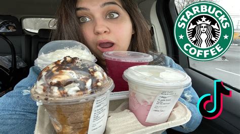 Trying Viral Tiktok Starbucks Drinks Interesting Must Try Youtube