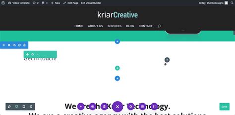 how to edit your website using the divi visual builder shortie designs