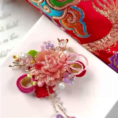 珍珠頭飾旗袍髮飾結婚頭飾裙褂頭飾中式頭飾中式新娘 Florencek Paradise｜髮圈髮夾人氣榜 Pinkoi