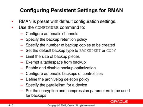 Configuring Backup Settings Ppt Download