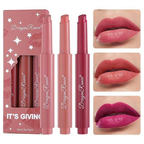 Matte Lipstick Set Handaiyan 6 Colors Long Lasting Velvet Lips Tint