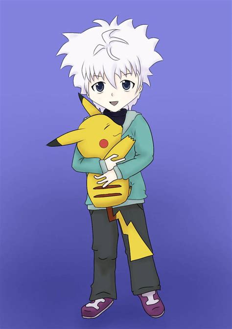 Little Killua And Pikachu By Ih42 On Deviantart