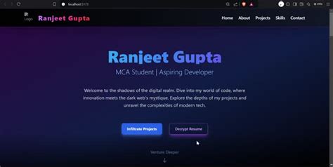 Ranjeet Gupta On Linkedin 100daysofcode Webdevelopment React Personalportfolio
