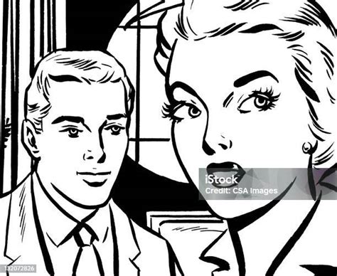 若い男性と女性 2人のベクターアート素材や画像を多数ご用意 2人 イラストレーション イラスト画法 Istock