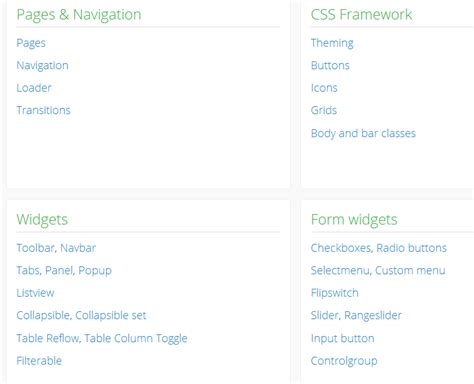 构建手机网站神器 jquerymobile介绍