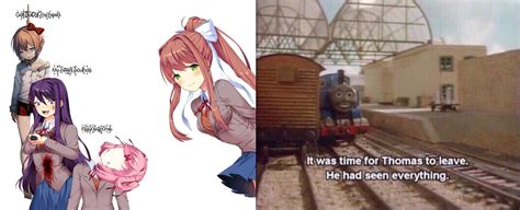 Did You Hear That Thomas The Tank Engine Tried Playing Ddlc Ddlc