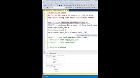 Sql Interview Question 191 Sql Mysql Oracle Interview Shorts Reels Coding