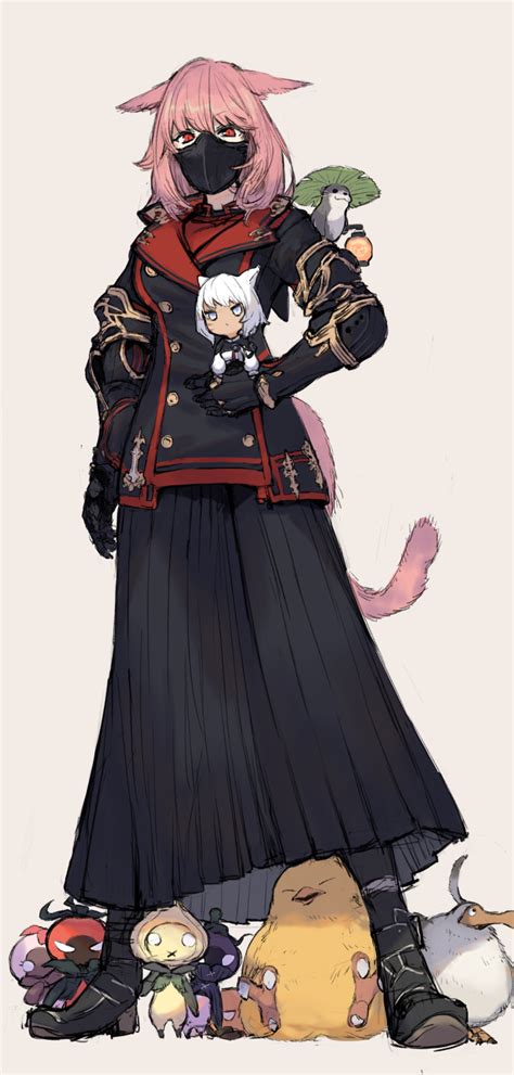 Warrior Of Light Yshtola Rhul Mandragora Odder Otter And Dodo