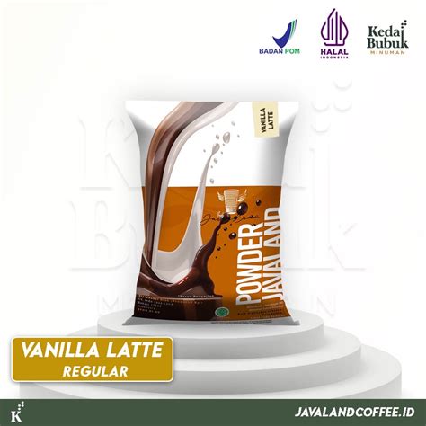 Jual Javaland Bubuk Minuman Rasa Vanilla Late Kg Regular Plain Shopee Indonesia