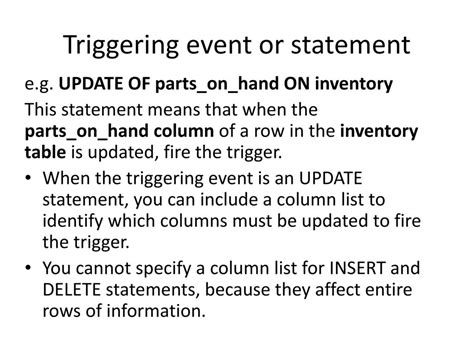 Introduction To Triggers Ppt Download