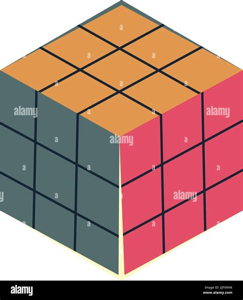 Rubik Cube Icon Stock Vector Image And Art Alamy