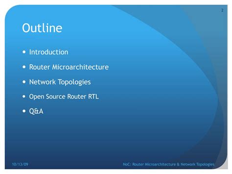 ppt networks on chip router microarchitecture and network topologies