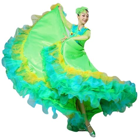 Disfraz De Baile Abierto Para Mujer Vestido De Swing Grande Espa Ol