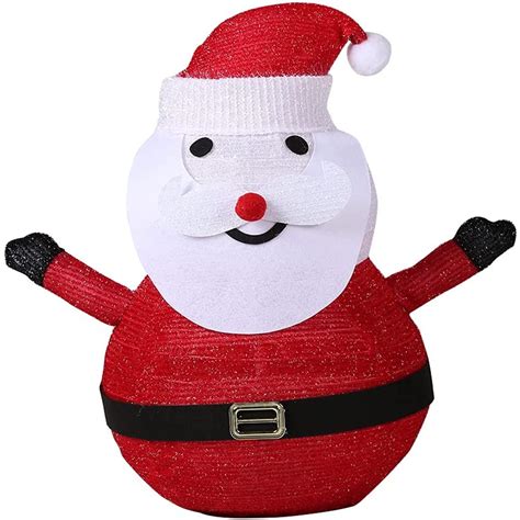 Lighted Pop Up Snowman Lighted Christmas Tinsel Snowman