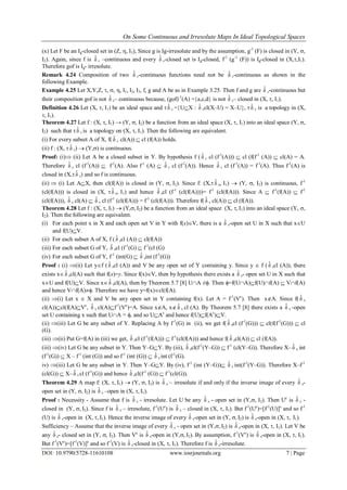 On Some Continuous And Irresolute Maps In Ideal Topological Spaces PDF
