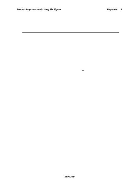 Process Improvement Using Lean Six Sigma Pdf Six Sigma Lean Manufacturing