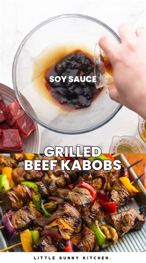 Grilled Beef Kabobs In 2024 Beef Kabobs Easy Grilling Recipes Kabob