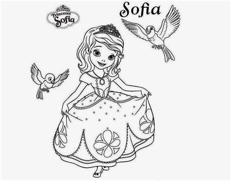 Tranh Tô Màu Công Chúa Sofia đẹp Dễ Thương Nhất Mới Nhất
