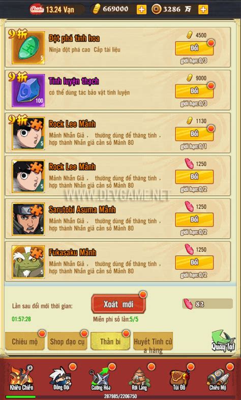 Server Mobile Game Naruto H5 | DevGame.Net - Cung cấp và cài đặt game server, Server Client Game ...