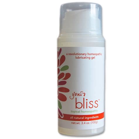 Yoni Bliss Homeopathic Vaginal Moisturizer Lubricating Gel Sex Lub