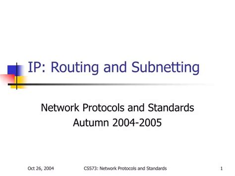 Ppt Ip Routing And Subnetting Powerpoint Presentation Free Download
