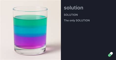 Solution Solution Pump
