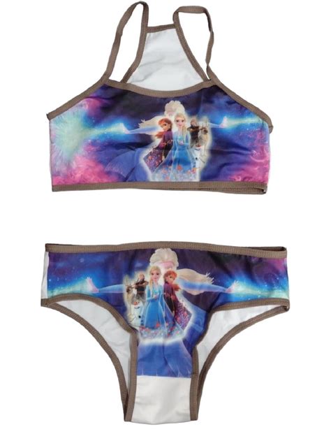 Biquíni Infantil Frozen Roupa Infantil Para Menina Nunca Usado