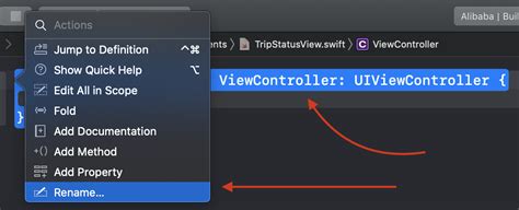 ios i renamed viewcontroller swift and now nothing appears in the