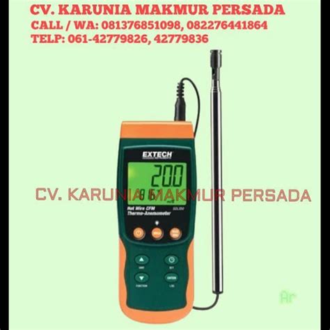 Sell Hot Wire CFM Thermo Extech SDL350 Anemometer Datalogger Karunia Makmur Persada Medan