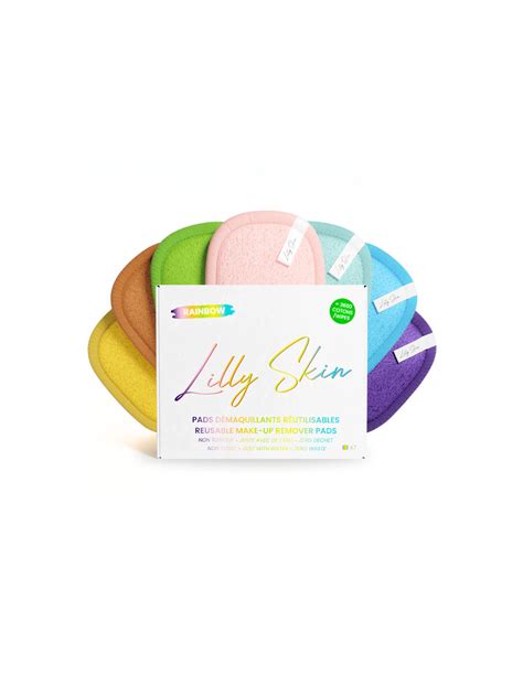 Lilly Skin Pads Démaquillants Rainbow x7 Archange Pharma