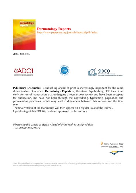 Pdf Clinical Dermoscopic And Histopathologic Findings Of Hidroacanthoma Simplex Literature