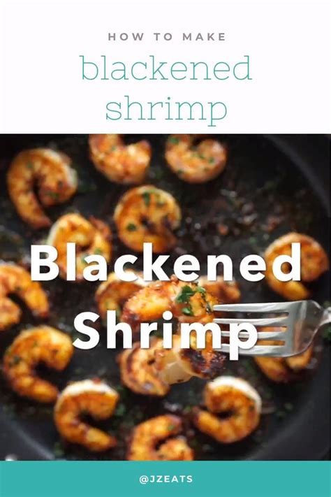 Easy 10 Minute Blackened Shrimp Recipe Recipe Cooked Shrimp Recipes