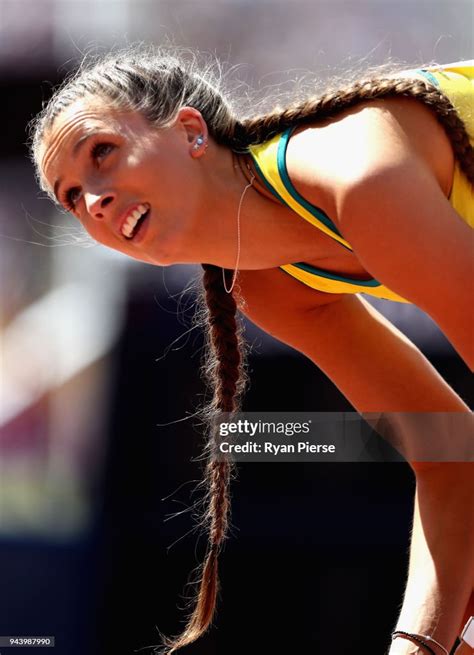 Maddie Coates Of Australia Looks On After She Competes In The Womens