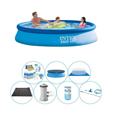 Pack De Piscine Intex Easy Set Ronde 366x76 Cm Leroy Merlin