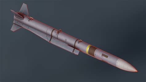3d Model Meteor Aa Missile Turbosquid 2309588
